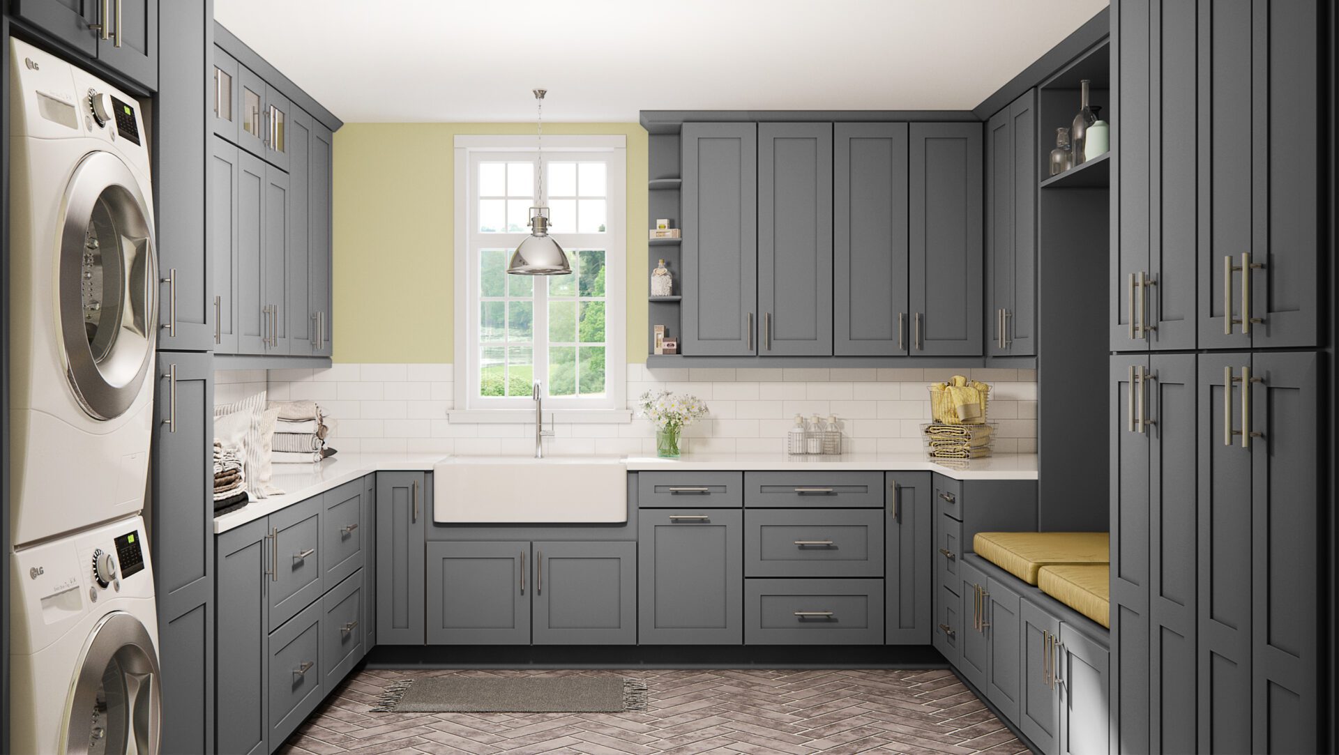 Illuminate Your Kitchen with Stylish Corner Glass Kitchen Cabinets ...
